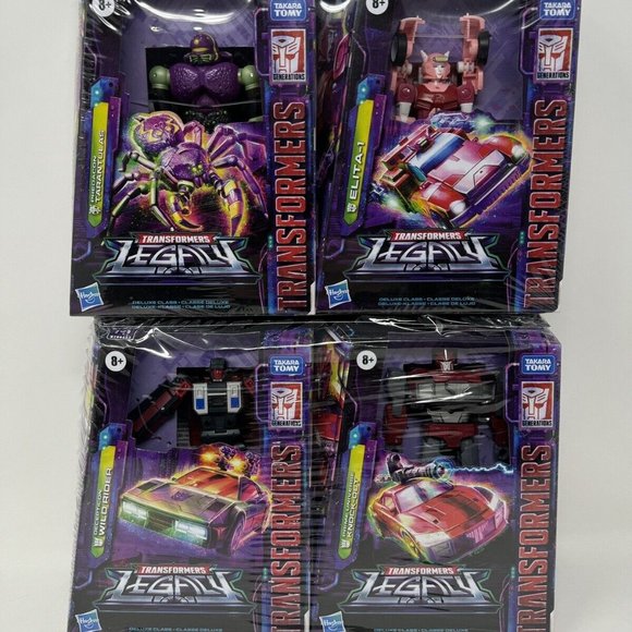 Hasbro | Toys | Lot Of 4 Figures Transformers Legacy Wild Rider ...